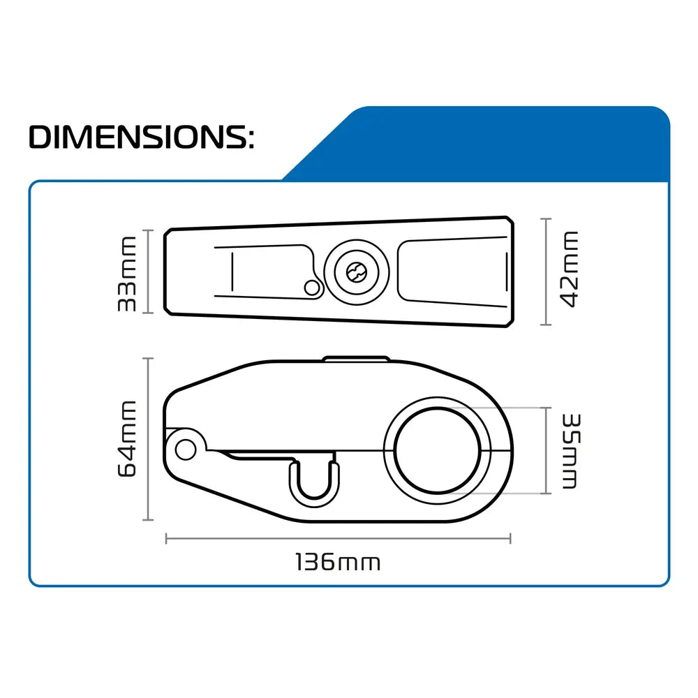 Oxford - Brake Lever Lock Alarm