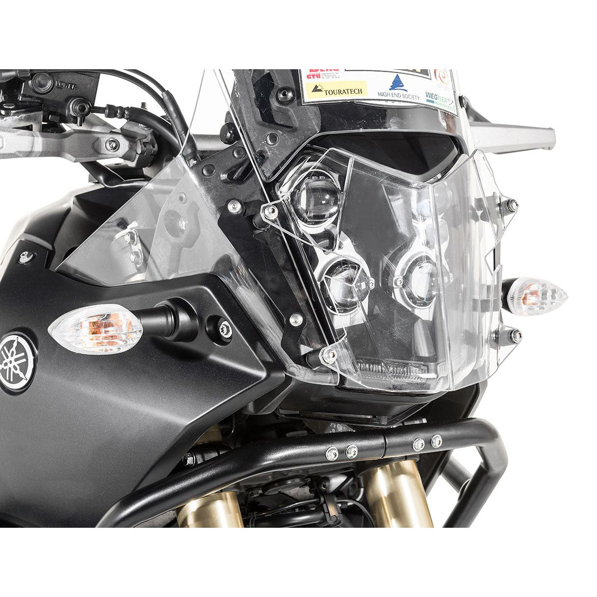 Touratech - Headlight Guard Makrolon Quick-Release - Yamaha Tenere 700